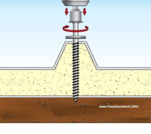 Sandwich Panel Screw - Wood