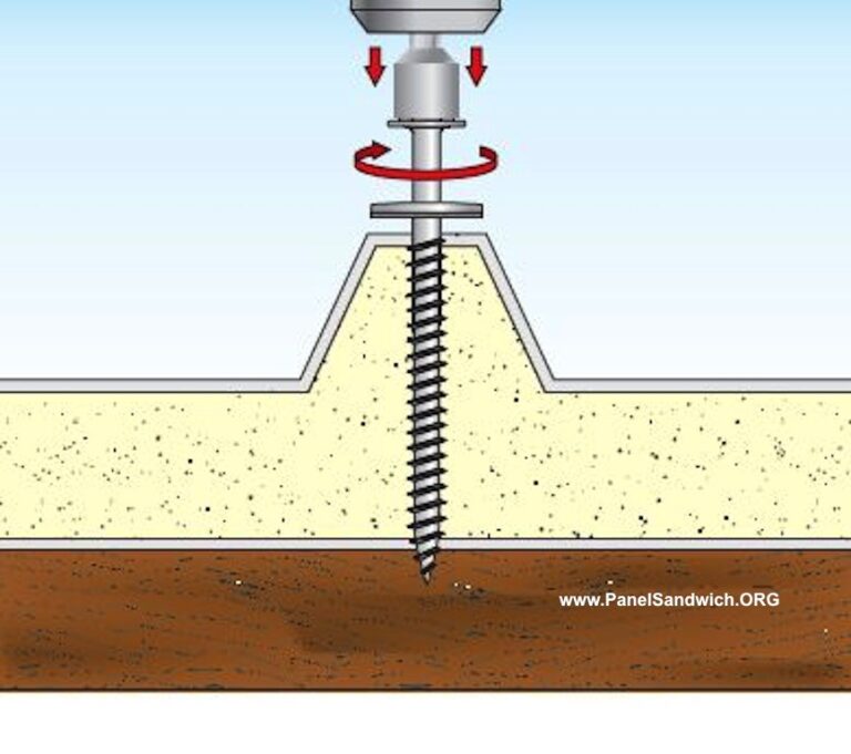 Sandwich Panel Screw - Wood